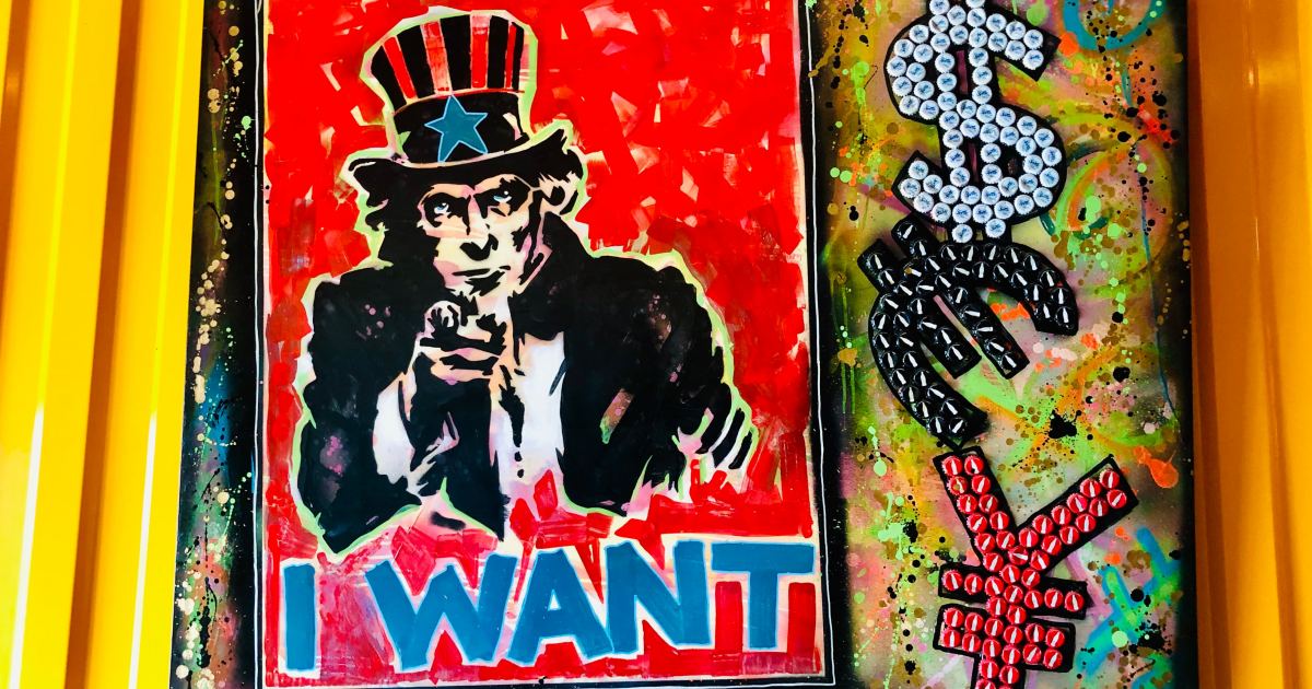 Uncle Sam, original Painting created by the artist Dan Groover | Israel ...